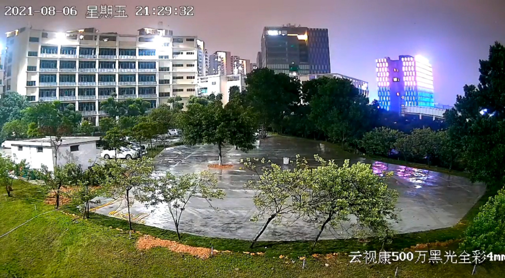CCTV video surveillance camera night color actual effect show - Goach ...